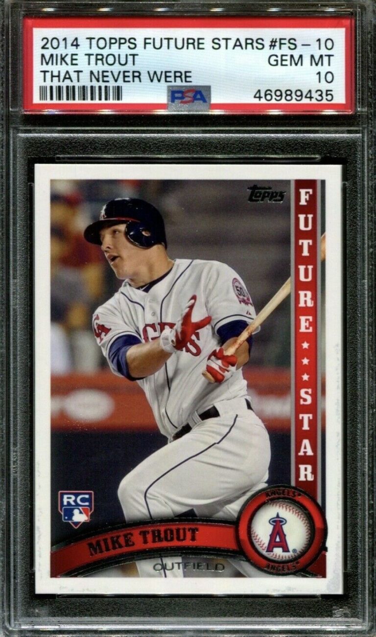 Mike Trout Rookie (PSA 10) GEM-MINT 2014 Topps / Future Stars – Beverly ...