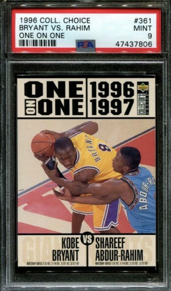 Kobe Bryant Rookie 1996 (PSA 9) MINT Collector’s Choice – Beverly Hills ...
