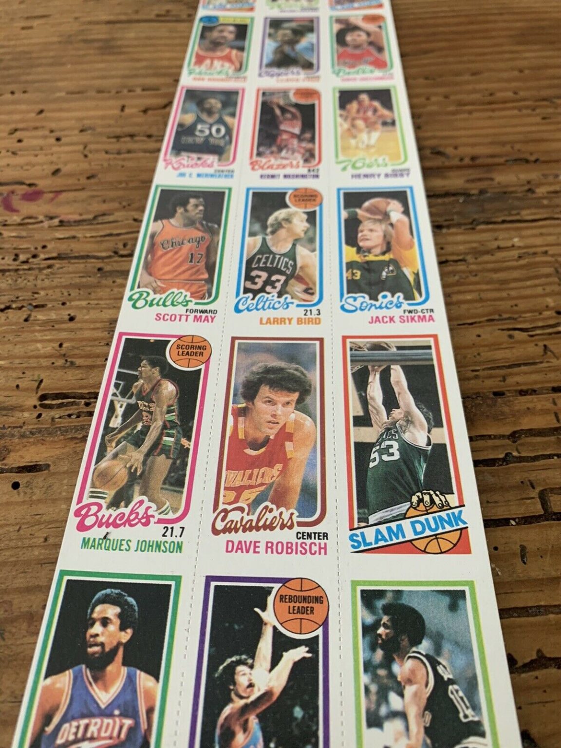 Larry Bird Rookie Topps 1980 Uncut Sheet – Beverly Hills Swap Meet