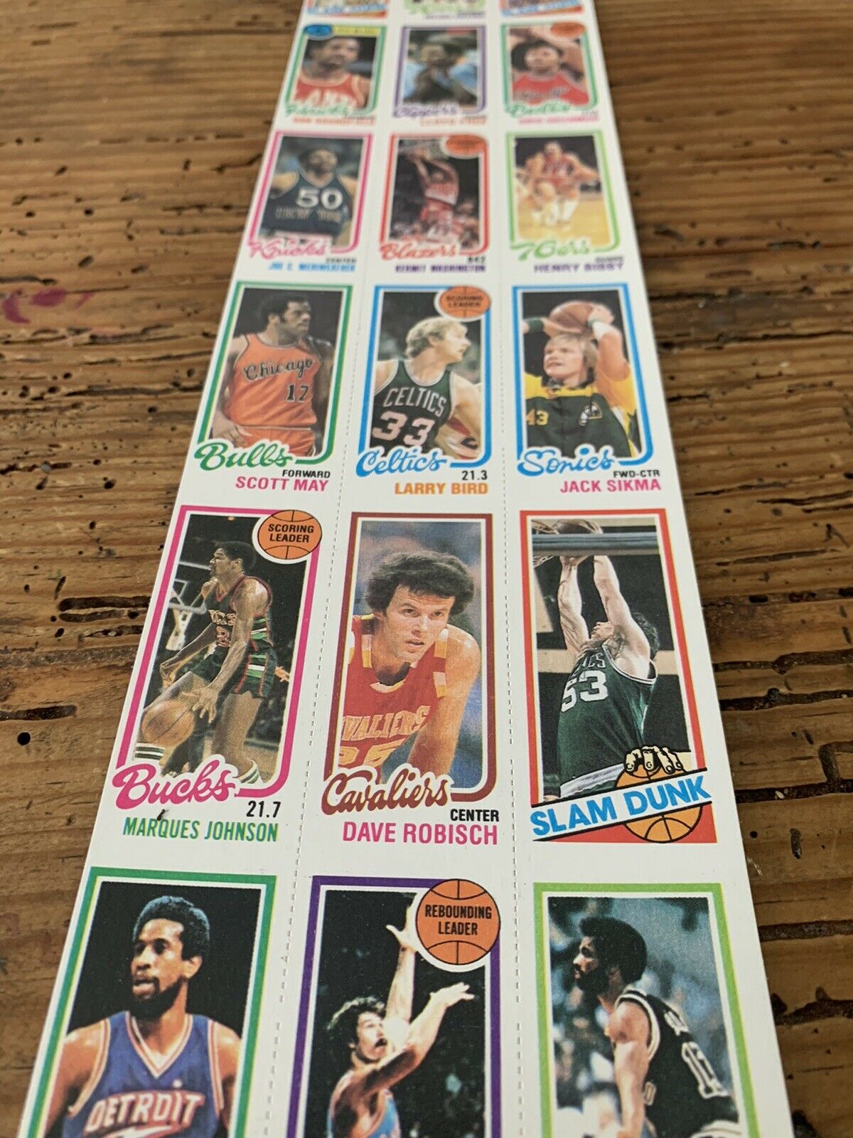 Larry Bird Rookie Topps 1980 Uncut Sheet – Beverly Hills Swap Meet