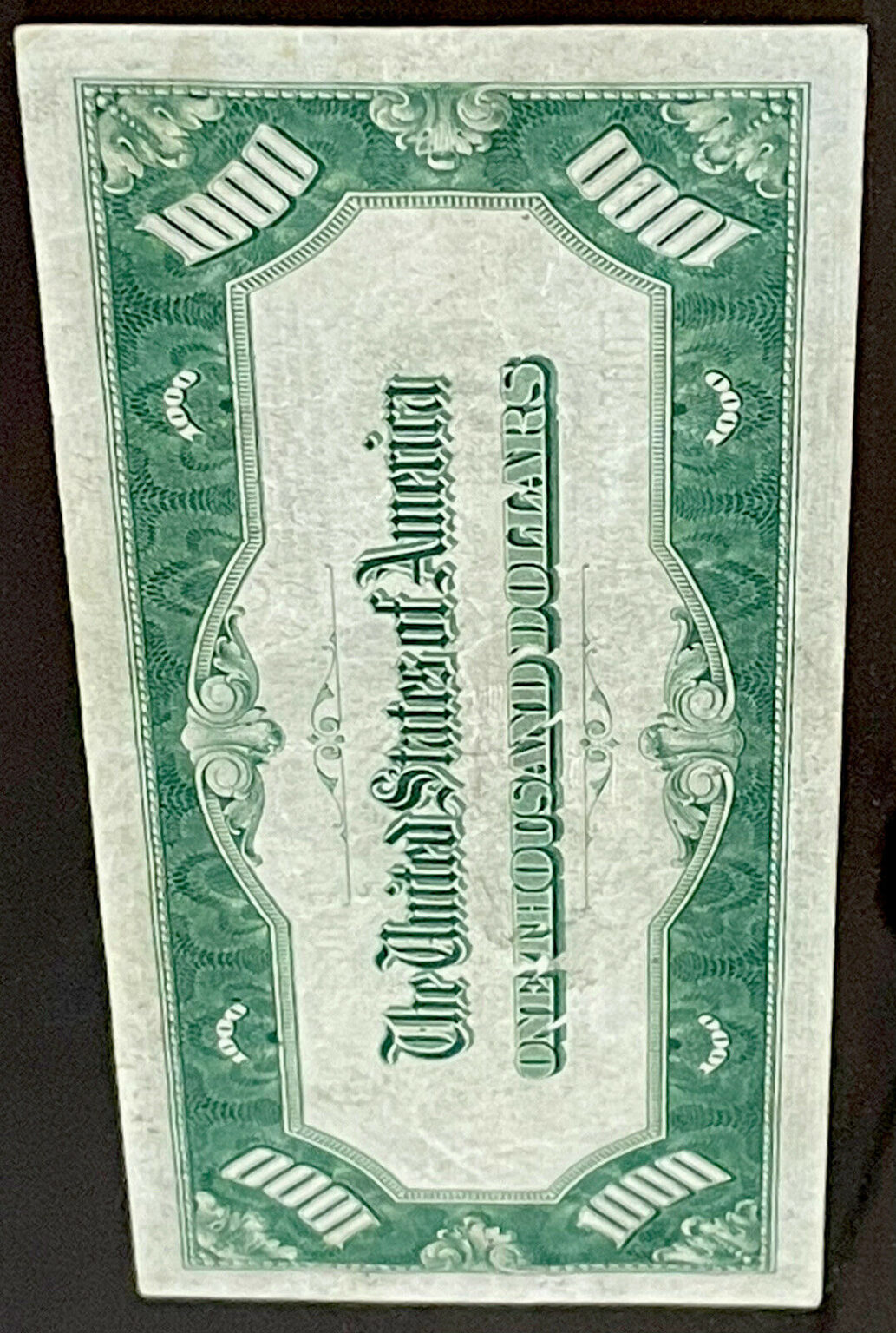 $1000 Dollar Bill, Federal Reserve Note 1934 series – Beverly Hills ...