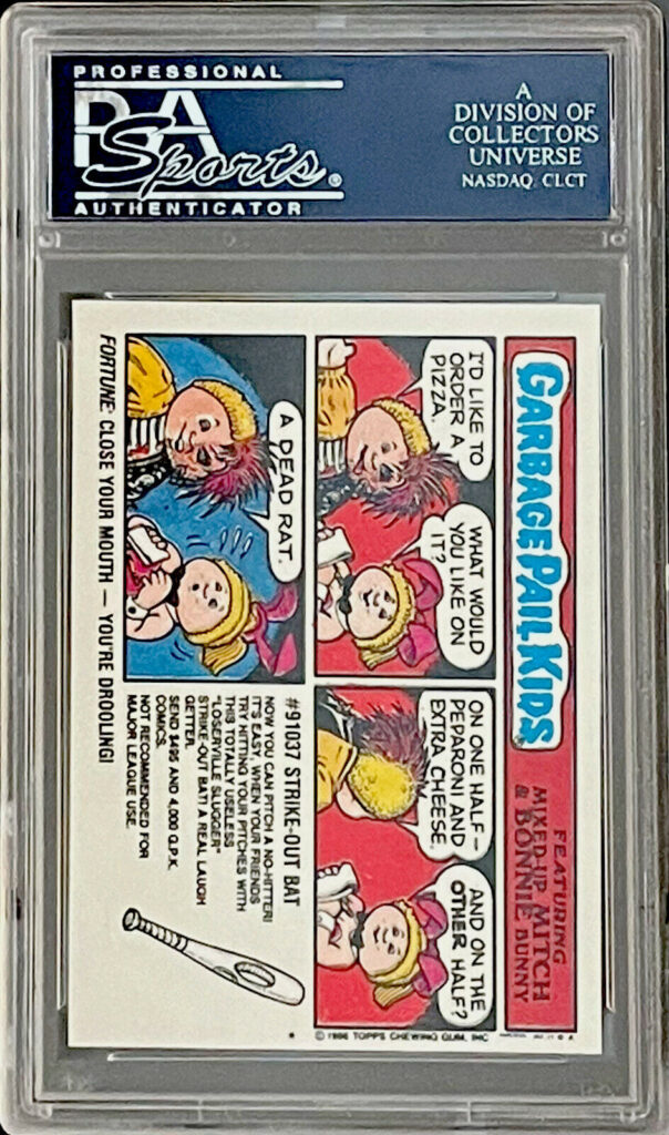 Garbage Pail Kids Original 1986 (PSA 10) GEM-MINT “Shish K. Bob ...