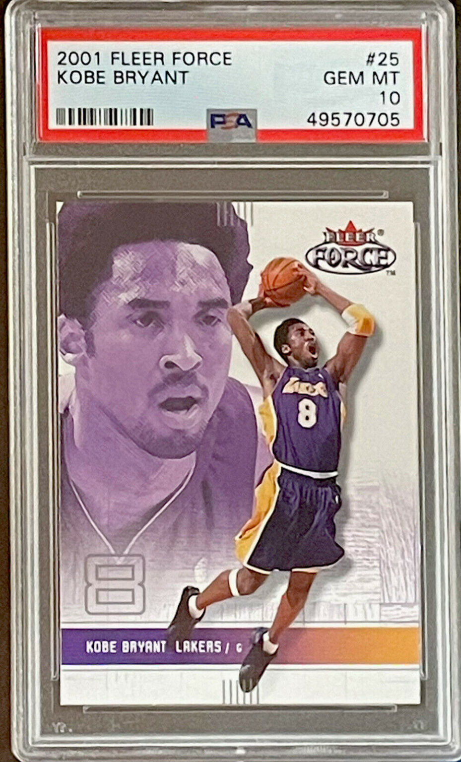 Kobe Bryant (PSA 10) GEM-MINT 2001 Fleer Los Angeles Lakers / LOW POP ...