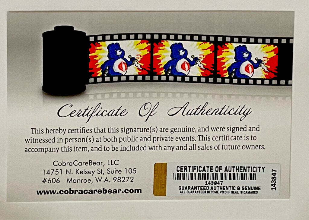 Mick Jagger Autograph / The Simpsons Cartoon Rolling Stones COA ...