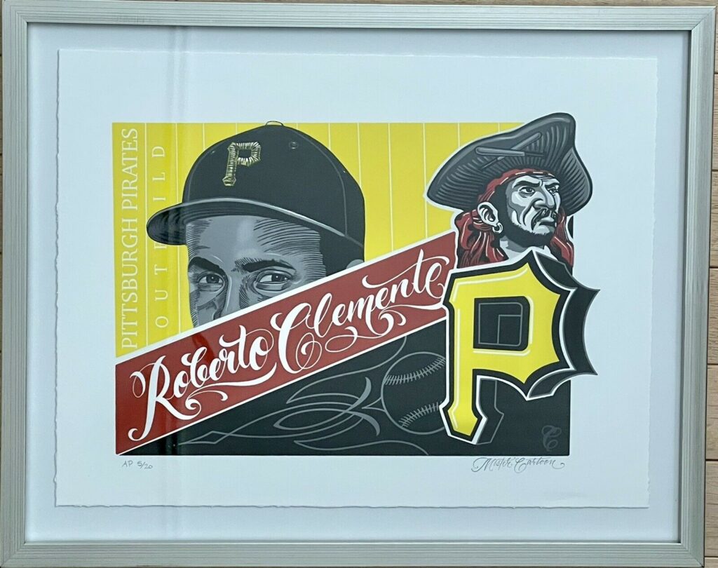 Mister Cartoon (Artist Proof) #/20 Roberto Clemente Signed & Numbered ...