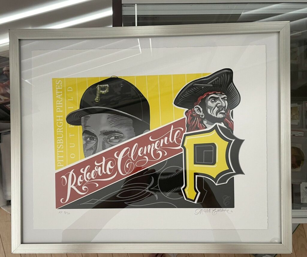 Mister Cartoon (Artist Proof) #/20 Roberto Clemente Signed & Numbered ...
