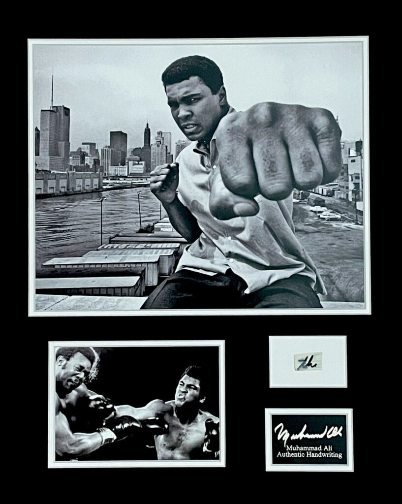 Muhammad Ali (Handwriting) JSA Authenticated w/ Classic Photos / George ...