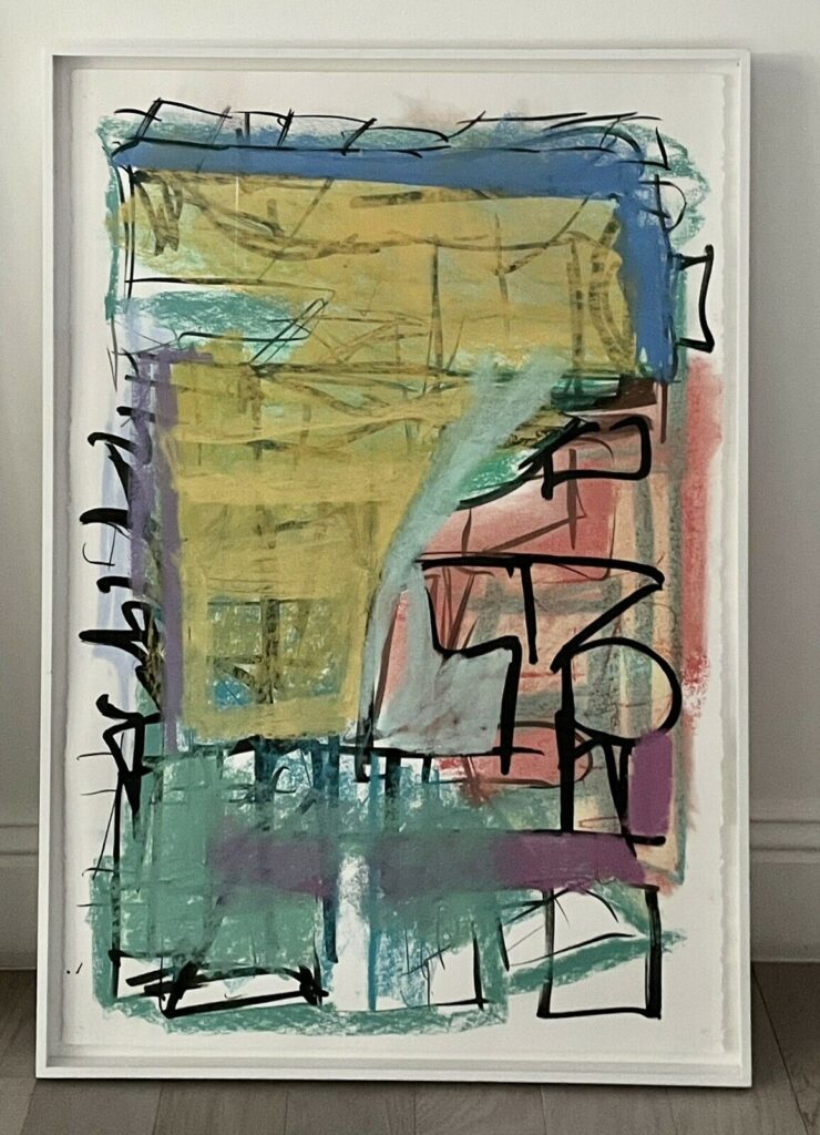 Aaron Garber-Maikovska Original Bold Abstract Painting 2014 – Beverly ...