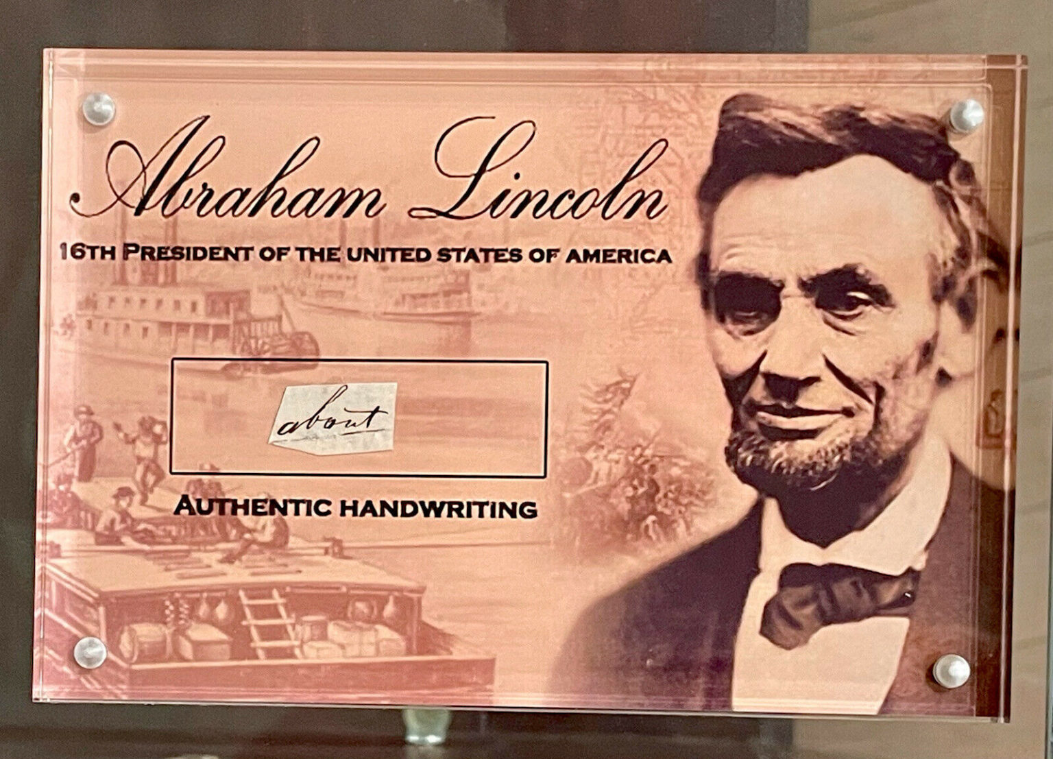 Abraham Lincoln handwriting hand written JSA/COA – Beverly Hills Swap Meet