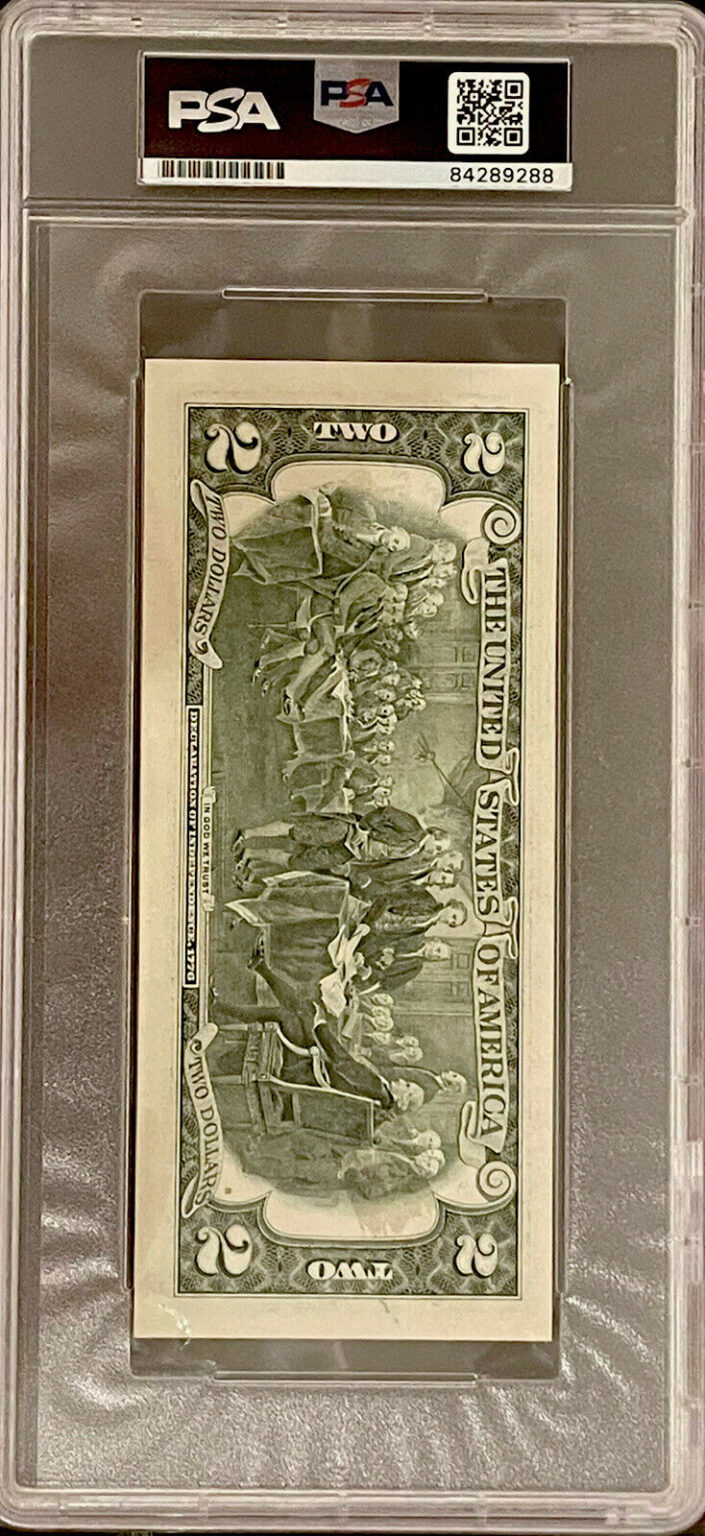 Rollie Fingers Signed 2 Dollar Bill (PSA 10) GEM-MINT Autograph HOF 92 ...
