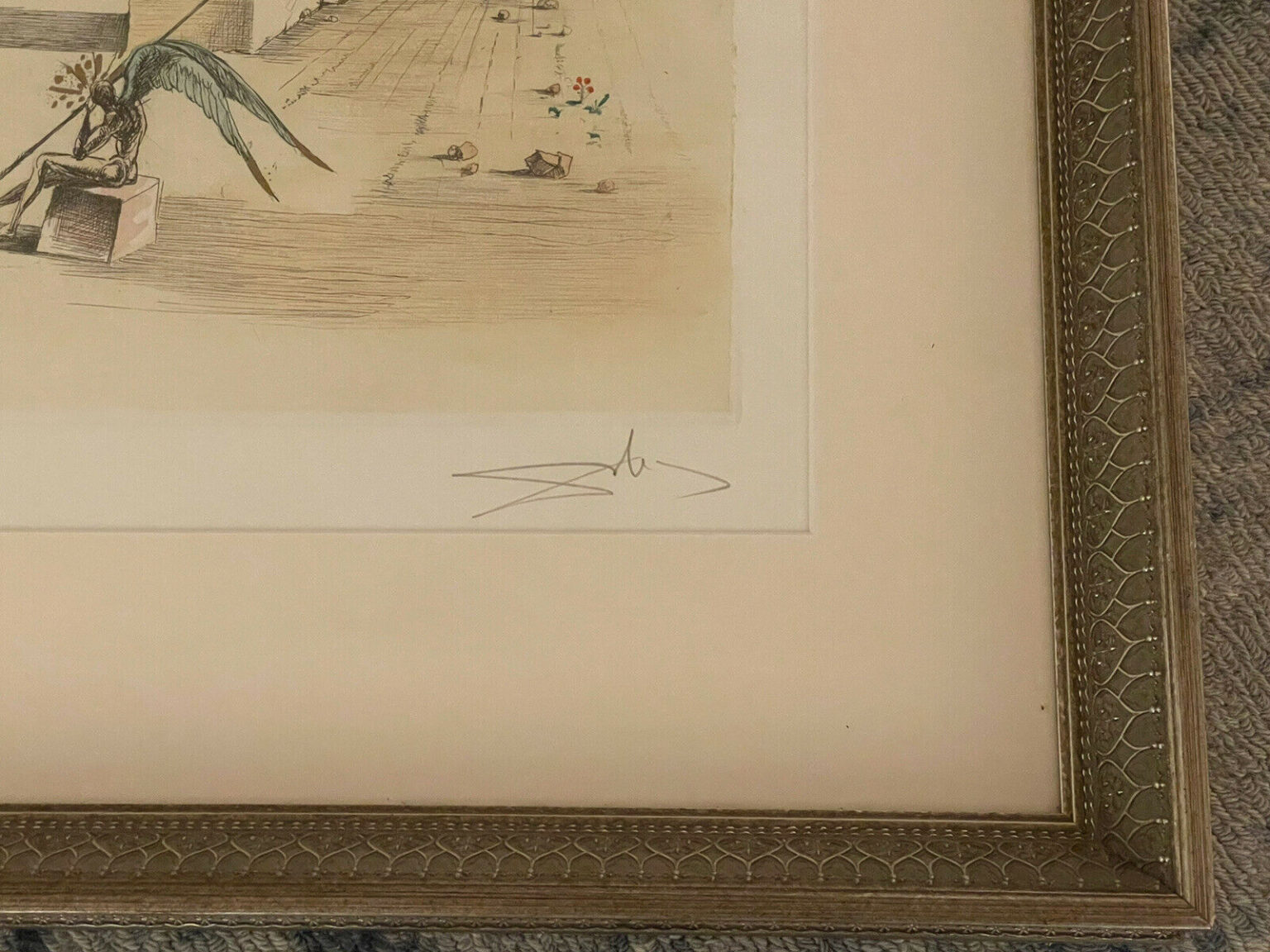 Salvador Dali Original Multi-Color Print / Signed & Numbered – Beverly ...