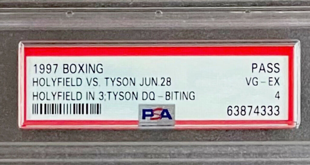 Mike Tyson vs Evander Holyfield 2 (The Bight Fight) Val Kilmer VIP Pass ...