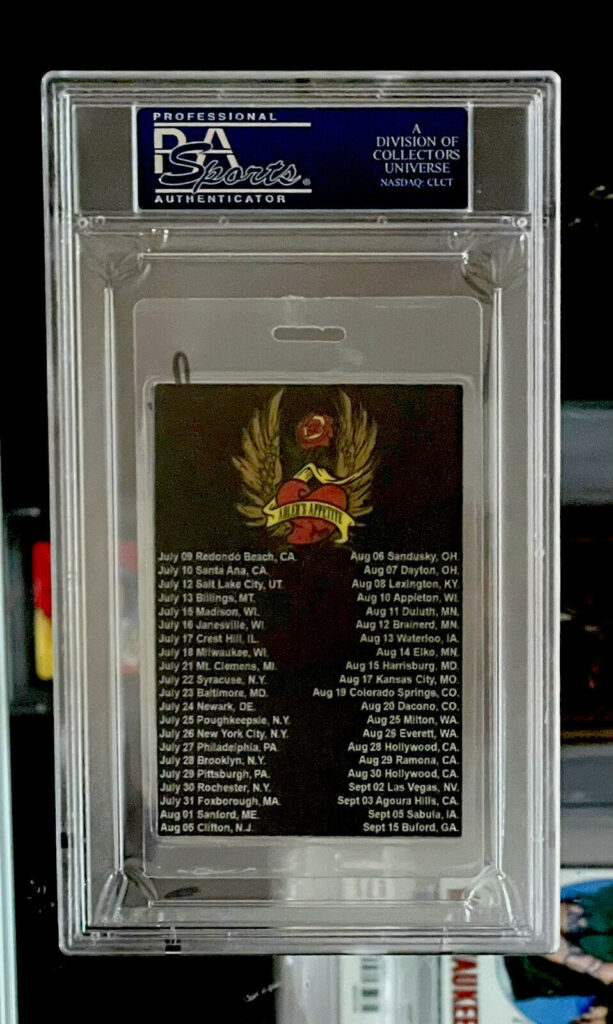 Guns N Roses Steven Adler Signed Backstage Pass (PSA/DNA) Adler’s ...