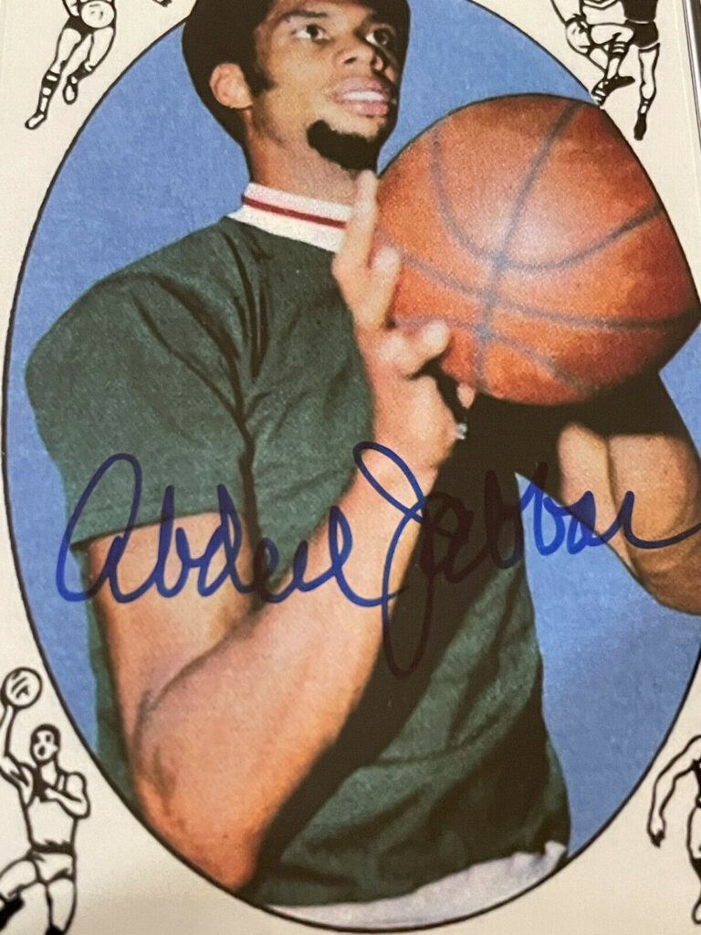 Lew Alcindor Rookie Signed (PSA/DNA) GEM-MINT 10 & (JSA) RP 1969 ...