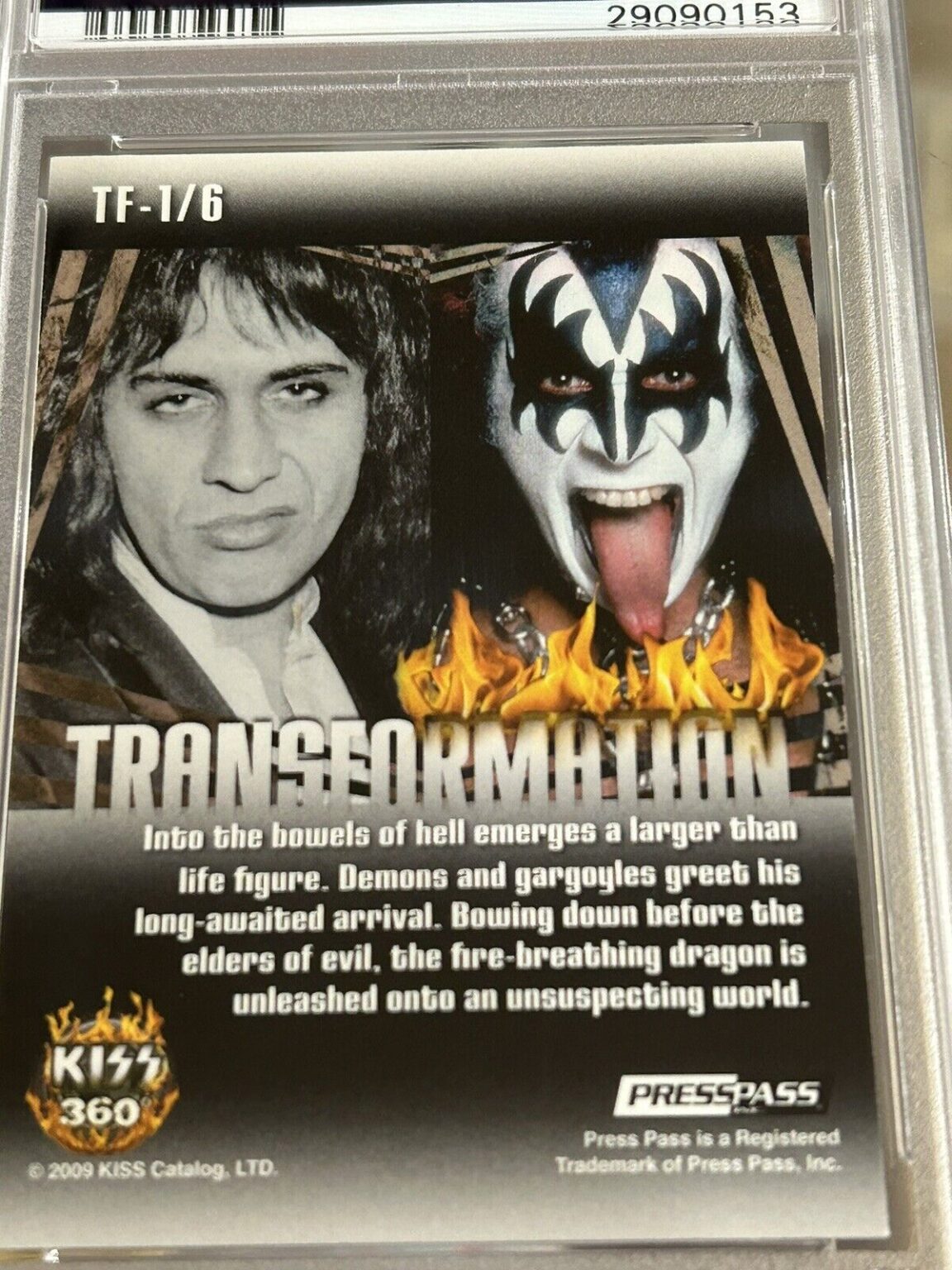 Gene Simmons Signed (PSA 10) GEM-MINT 2009 KISS Press Pass ...