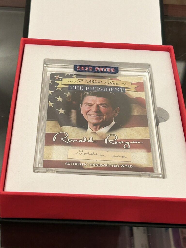 President Ronald Reagan Hand Written Words “Golden Era” POTUS 2020 ...