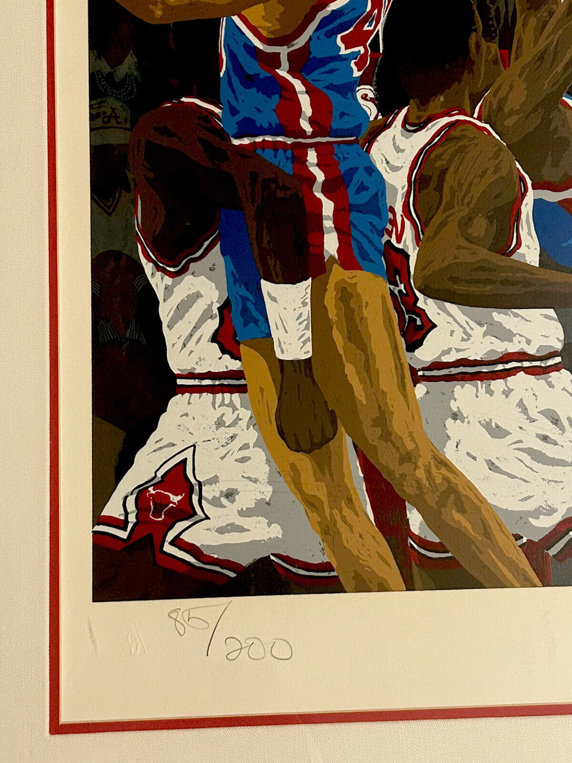 Michael Jordan Limited Edition Original Serigraph 1990 Signed Rick Rush ...