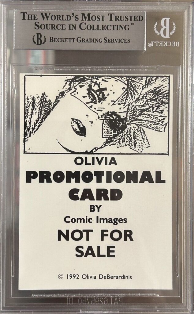 Playboy Olivia De Berardinis Signed Custom Trading Card Beckett Slabbed 1992 – Beverly Hills ...