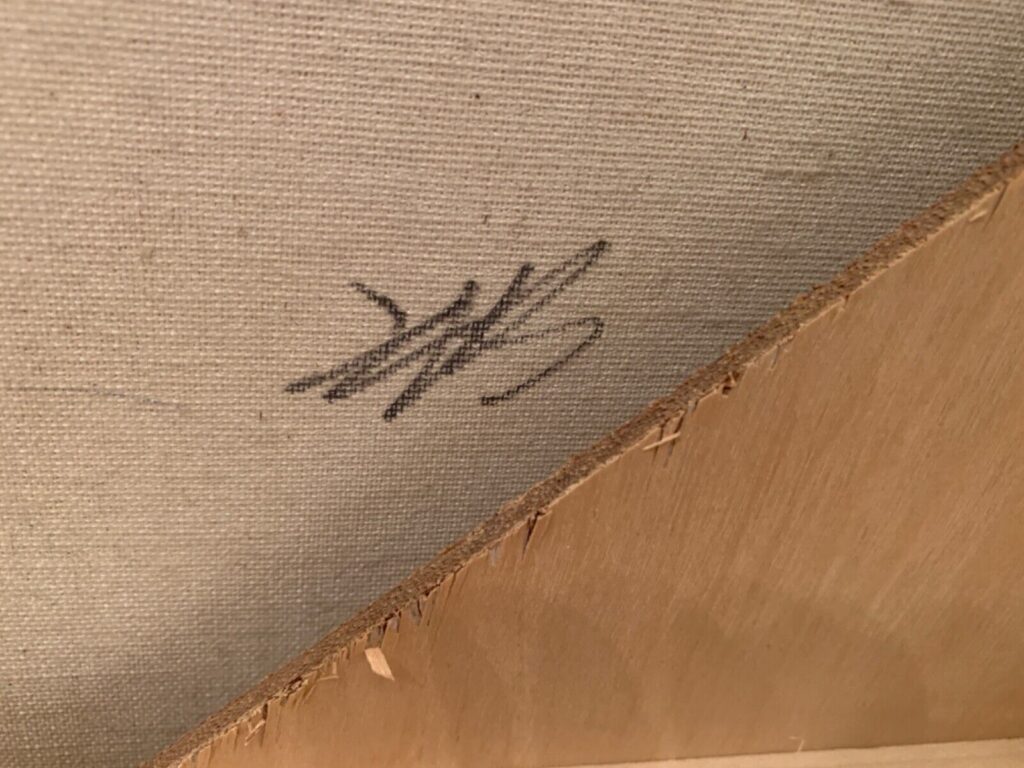 Steve Kaufman “Scarface” signed, also autographed by Steven Bauer on ...