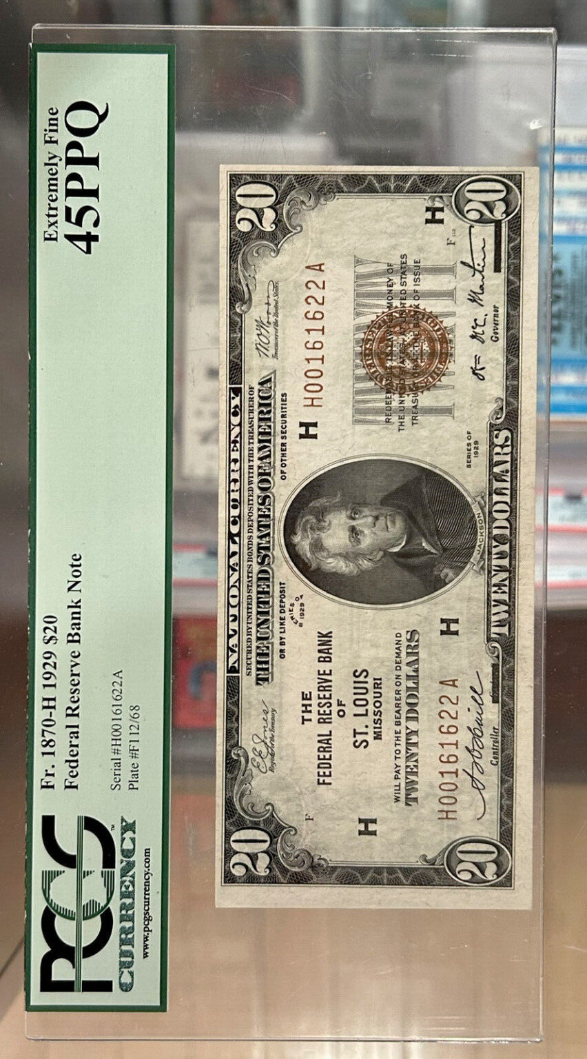 1929 $20 Twenty Dollar Bill PMG Certified – Beverly Hills Swap Meet