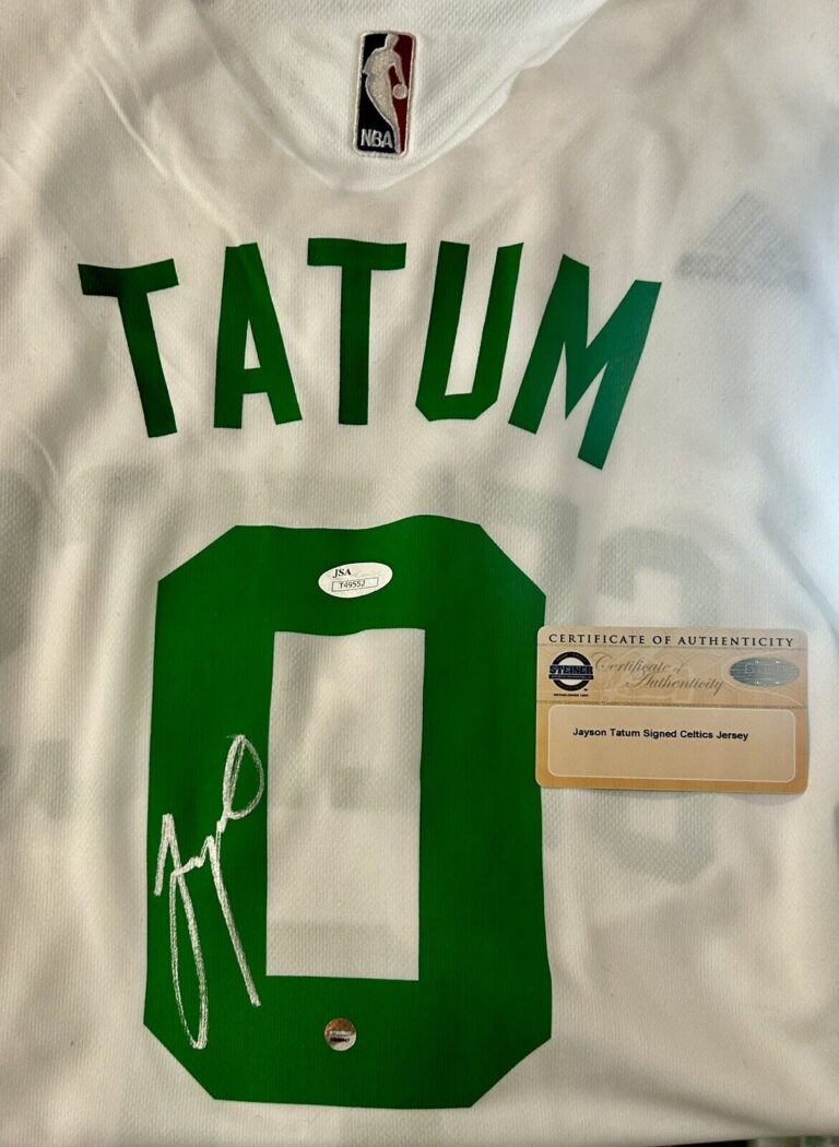 Jayson Tatum Signed AUTO (JSA) New w/ Tags NBA Official Store – Beverly ...