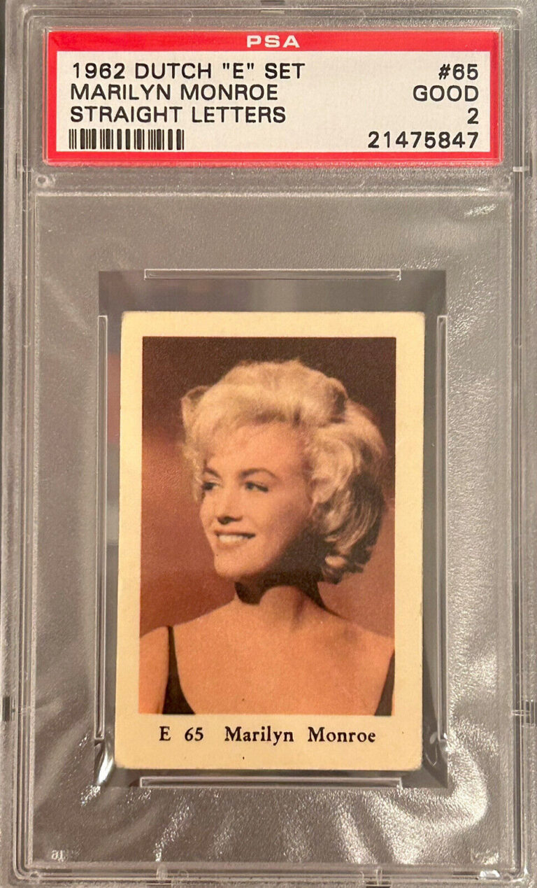 Marylin Monroe 1962 (PSA) 2 GOOD Authentic Trading Card – Beverly Hills ...
