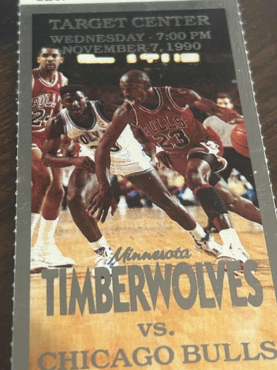 Michael Jordan (Pictured) Ticket 1990 ULTRA-RARE – Beverly Hills Swap Meet