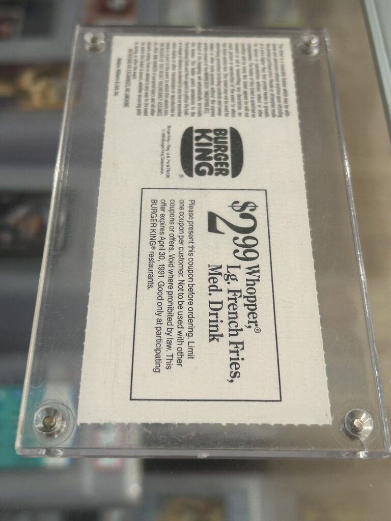 Michael Jordan (Pictured) Ticket 1990 ULTRA-RARE – Beverly Hills Swap Meet