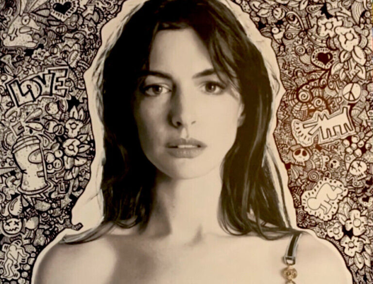 Anne Hathaway “The Devil Wears Versace” Original Art by Tommy Vinci Bus ...