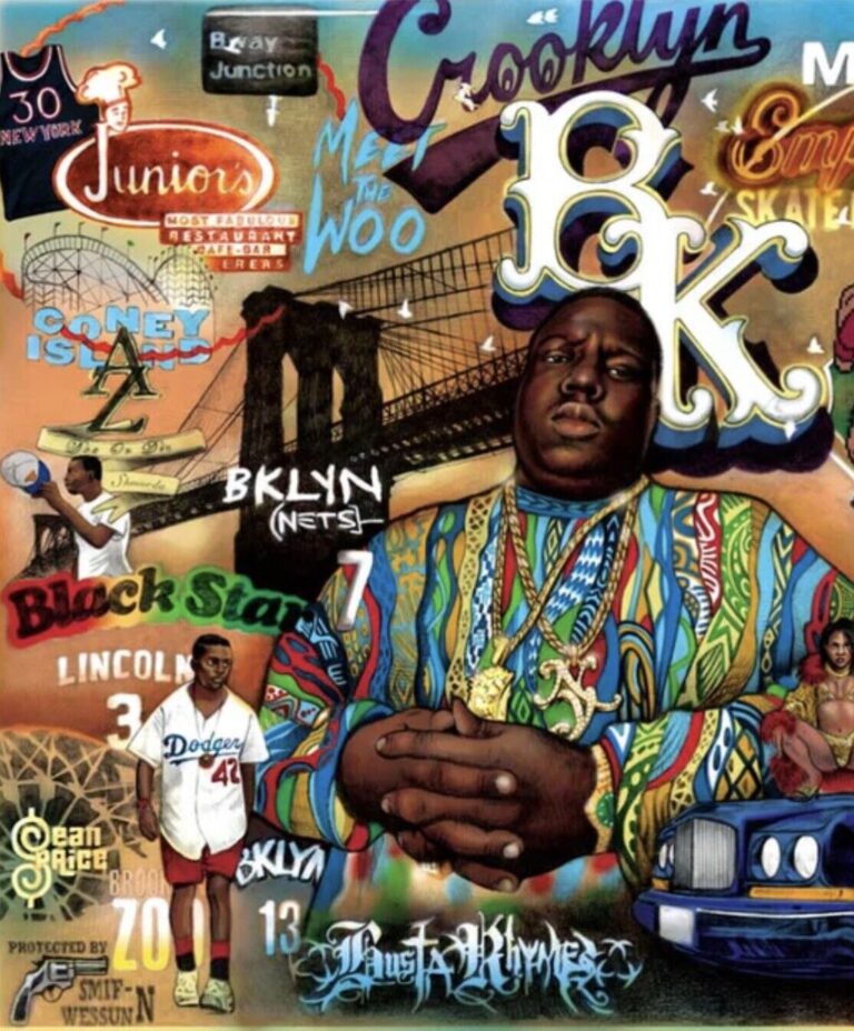 Brooklyn All City – Oversized Edition Signed Fernando Leon w/COA Biggie ...