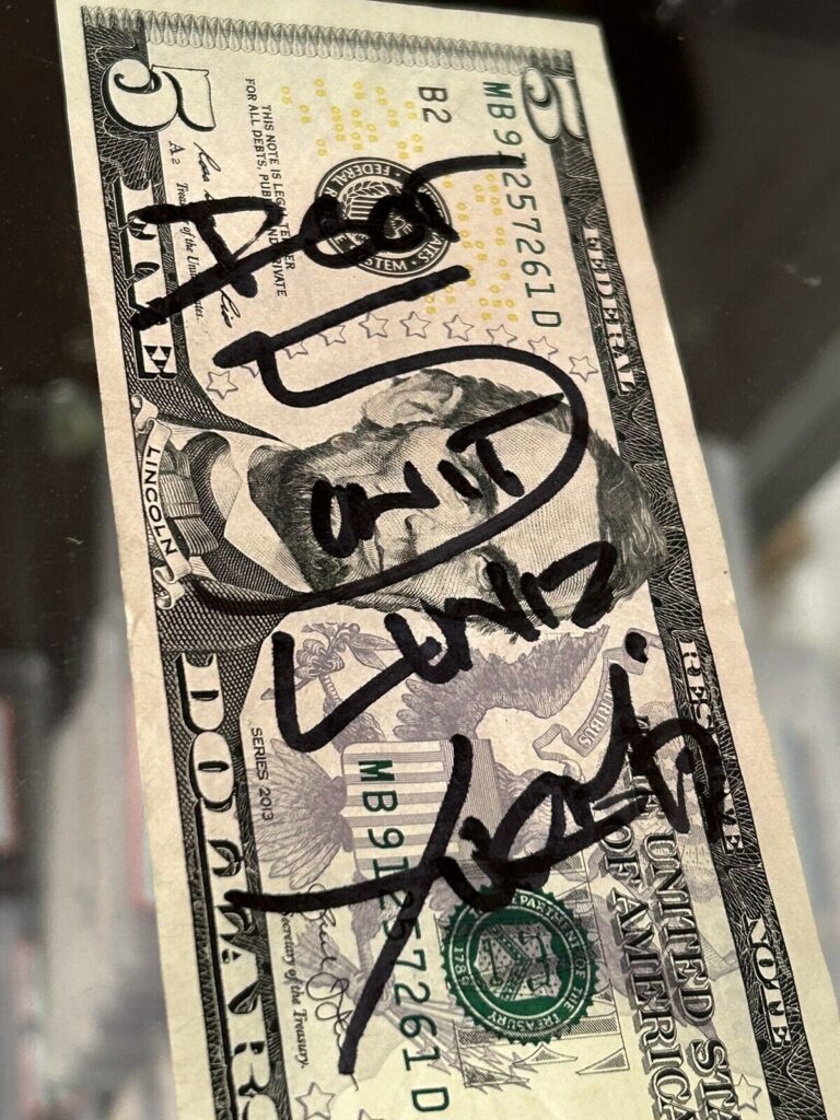 The Luniz Signed $5 Dollar Bill “I Got 5 on it” 90’s Rap Group ...