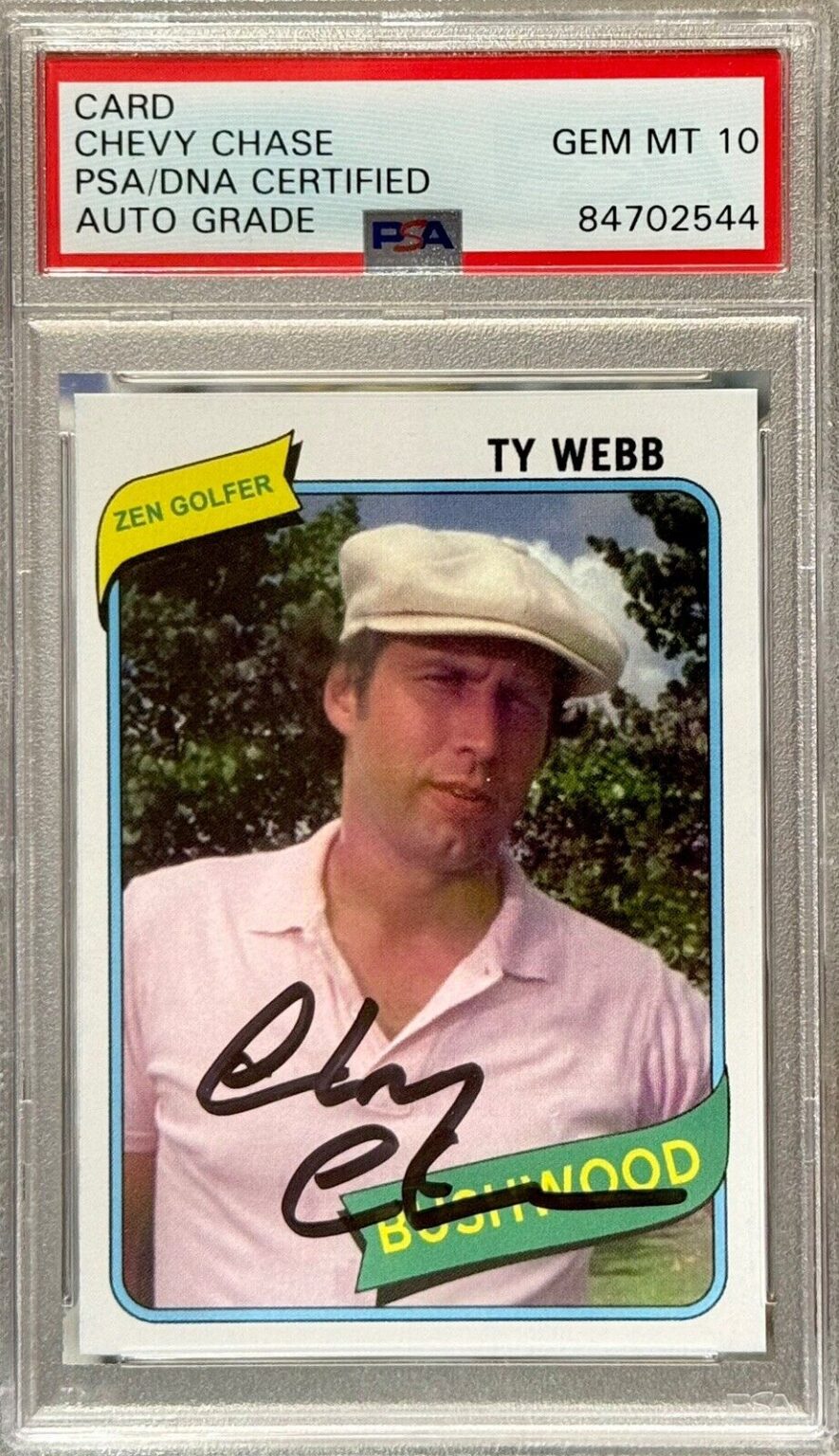 Chevy Chase (GEM-MINT) PSA 10 Caddy Shack Golf / Baseball Card ...