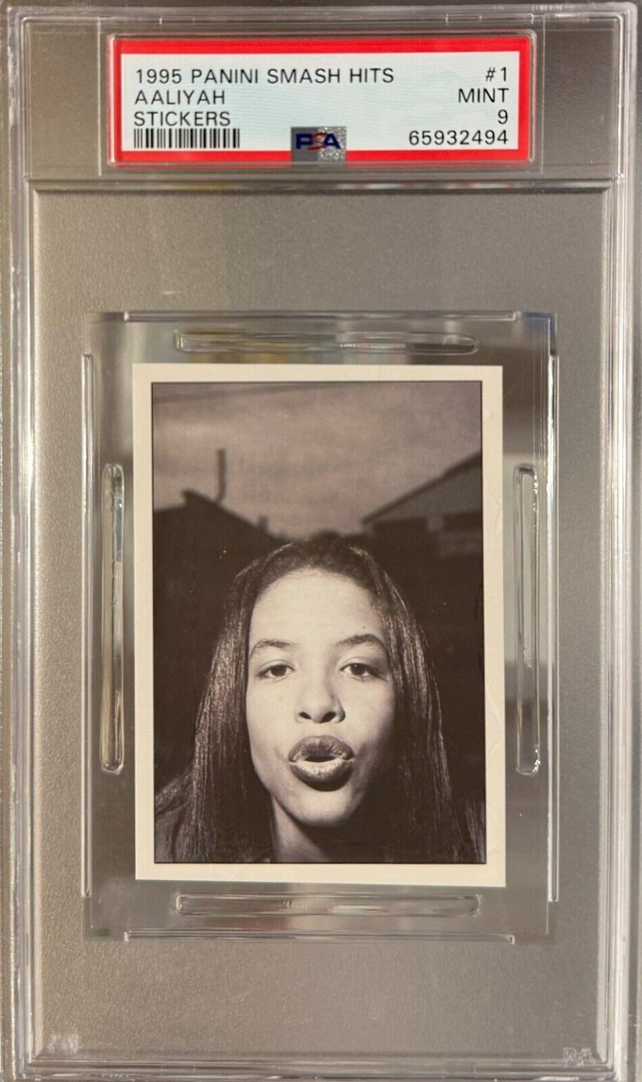 Aaliyah (PSA) MINT Smash Hits #1 Panini Sticker Card 1995 – Beverly ...