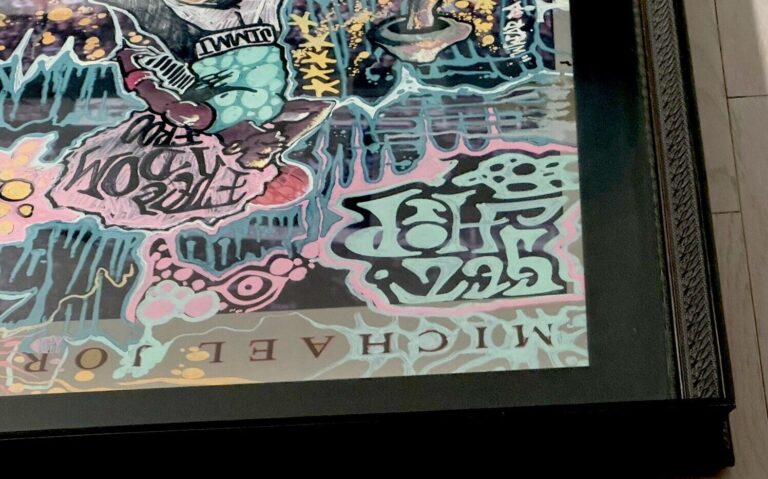 Michael Jordan on Mushrooms / Original Art by Mear One 1988 – Beverly ...