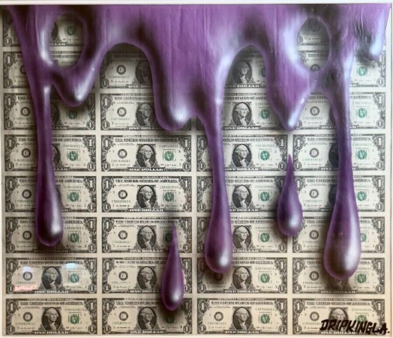 Uncut Money / Drip King LA Signed + Custom Modern Frame 2024 w/COA ...