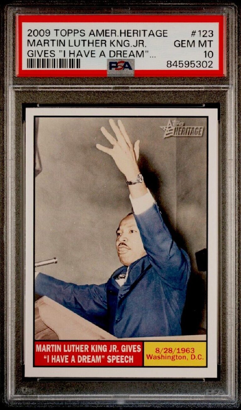 Martin Luther King Jr. (PSA 10) GEM-MINT ” I have a Dream Speech” 2009 ...