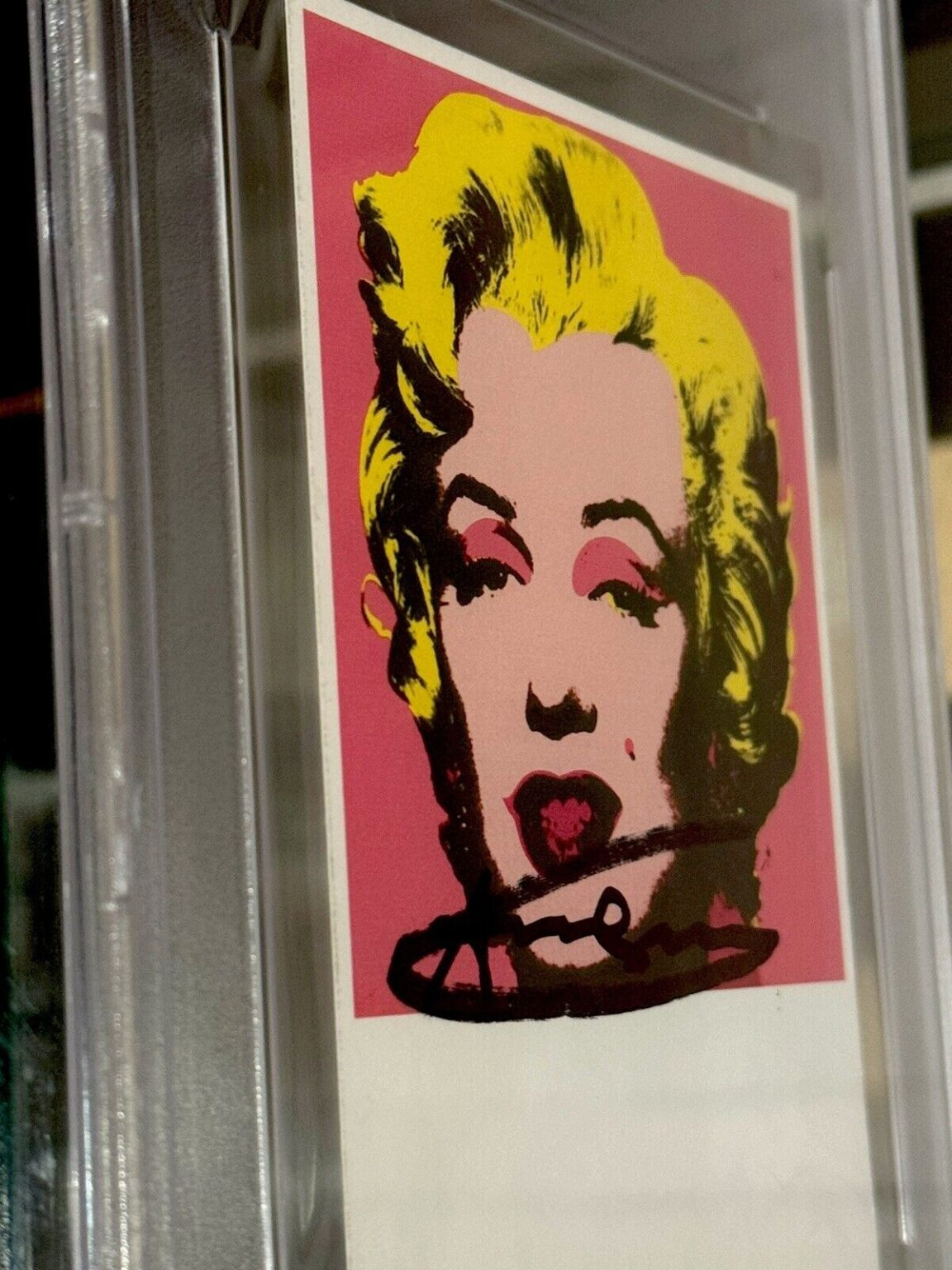 Andy Warhol Signed (PSA/DNA) Authenticated Marilyn Monroe / 1967 Art ...