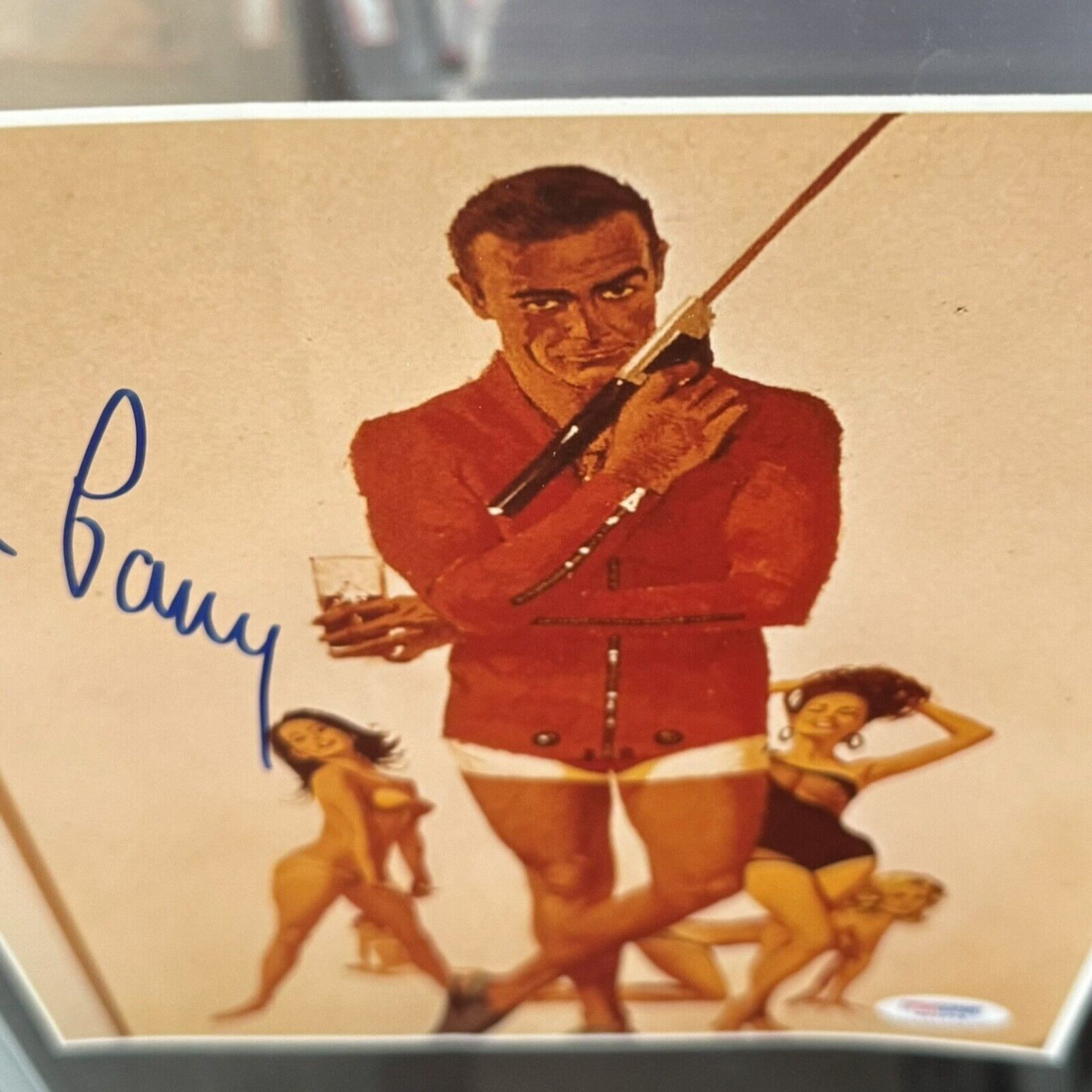 Sean Connery (PSA) Authenticated Autograph Iconic Photo of James Bond ...
