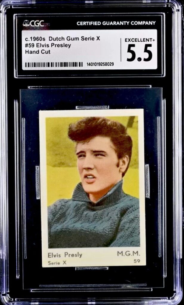 Elvis Presley 1960’s Dutch Gum CSG 5.5 EX+ MGM Yellow Back – Beverly ...